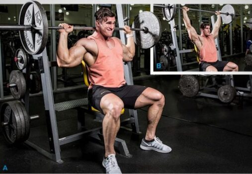 Press militar con barra - Musculación Total
