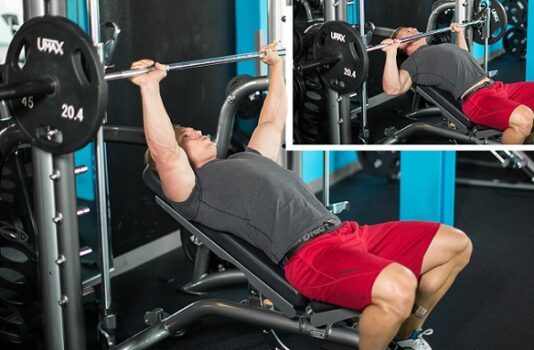 Press en banco inclinado - Musculación Total