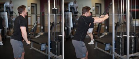 Pullover con polea alta - Musculación Total