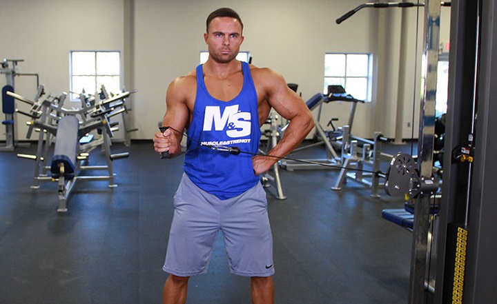 Rotación externa con polea - Musculación Total